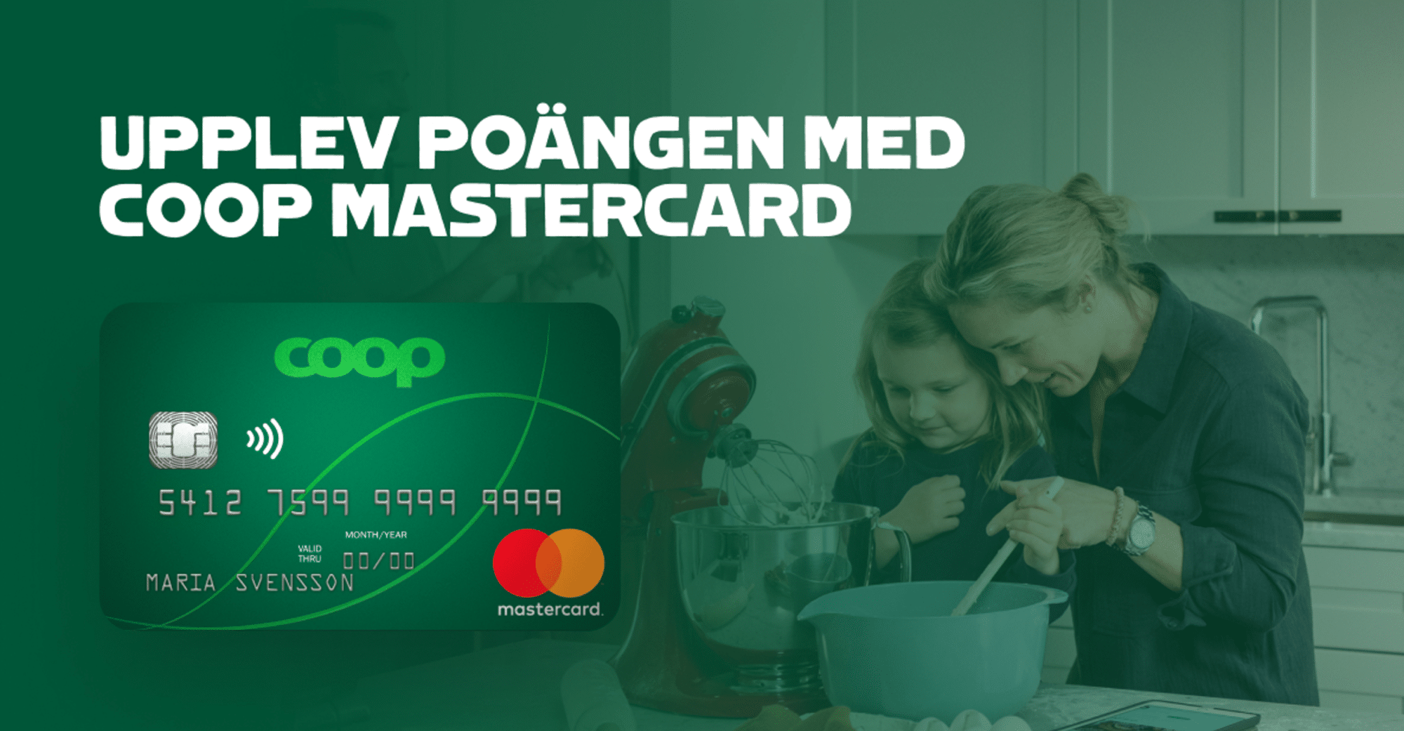 Coop Mastercard kreditkort - Få upp till 5,5% bonus hos Coop